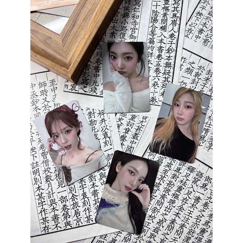【Official card】aespa mini 4 drama Signature card sm KARINA、WINTER ...