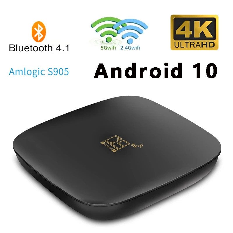 D9 Smart TV Set Top Box Media Player Video 4G 5G WiFi Amlogic 905 L2 Quad Core TV Box 4K HD BT 4 ...
