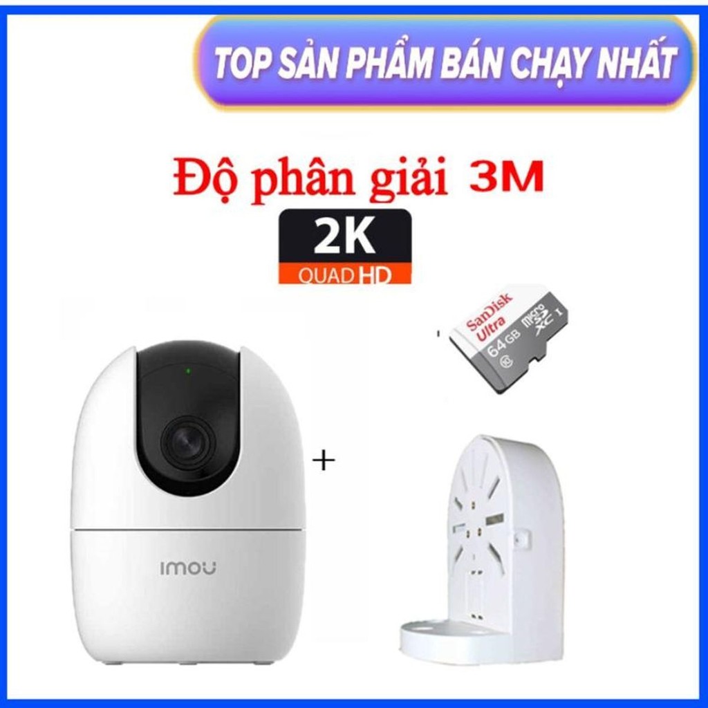 [TẶNG CĐẾ] Imou Ranger 2 A32EP 3MP Camera IP Wifi dùng trong nhà xoay ...