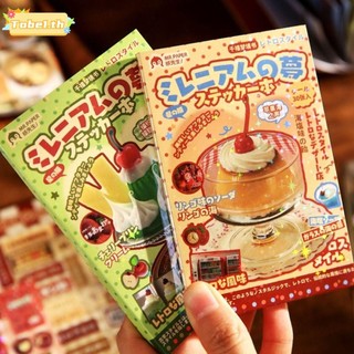 TOBE1 DIY Sổ tay Nhãn dán trang trí, 30 tờ INS Sticker Book, Giấy nghệ ...