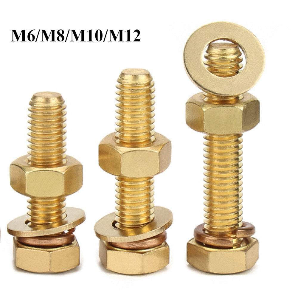 [Fghwl-1-y] M6 / M8 /M10 / M12 Bulong liền PHẲNG VÊNH Bulong Lục Giác 4 TỔ HỢP，Bulong lục giác ...