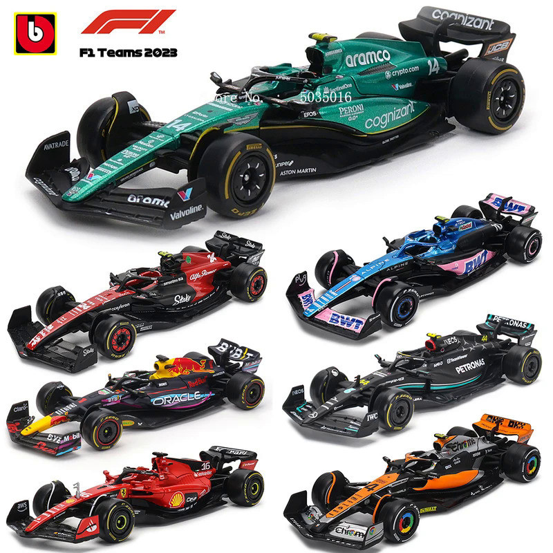 Bburago 1:43 F1 Red Bull Ferrari Mercedes Benz Aston Martin McLaren ...