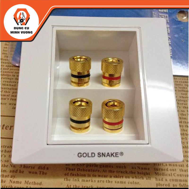 Cọc loa đôi Gold Snake - Trạm loa, máng loa _ Dụng Cụ Minh Vương ...