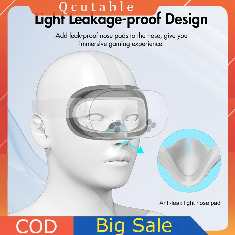 Miếng đệm mặt silicon VR chống mồ hôi cho tai nghe Meta Quest 3S VR | Shopee Việt Nam