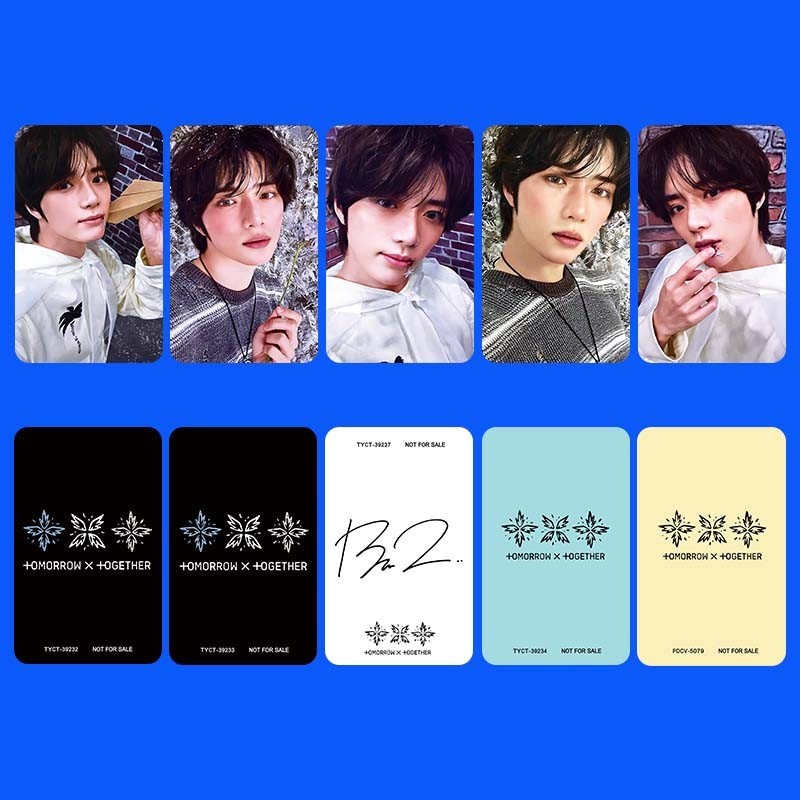 5pcs TX-T CHIKAI Photocards Japan Album Lomo Cards Soobin Yeonjun ...