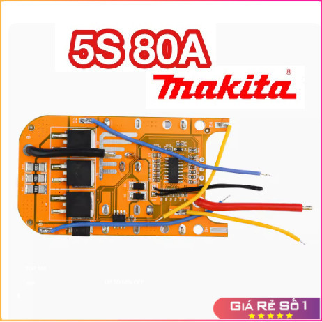 Mạch pin 5S 18V 21V 65A 80A. Mạch chạy được cả máy hãng 3 chân và máy ...