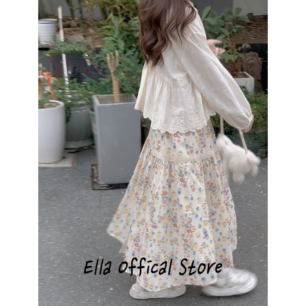 Ella Store Chân váy chân váy dài thời trang Thời trang Trendy Korean ...