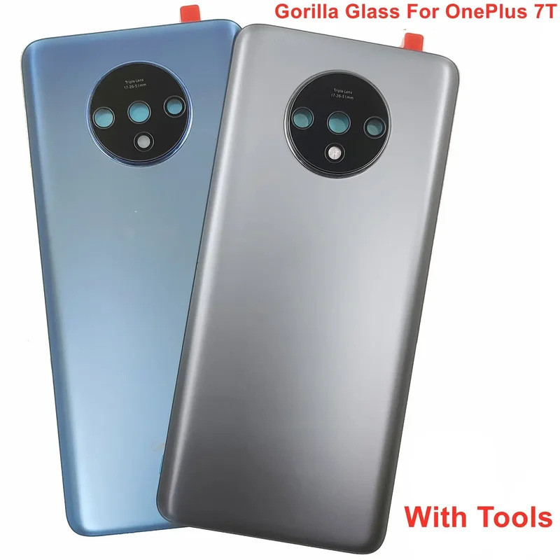 OEM một kính trở lại nắp cửa cho Oneplus 7t cứng Pin Bìa phía sau nhà ở ...