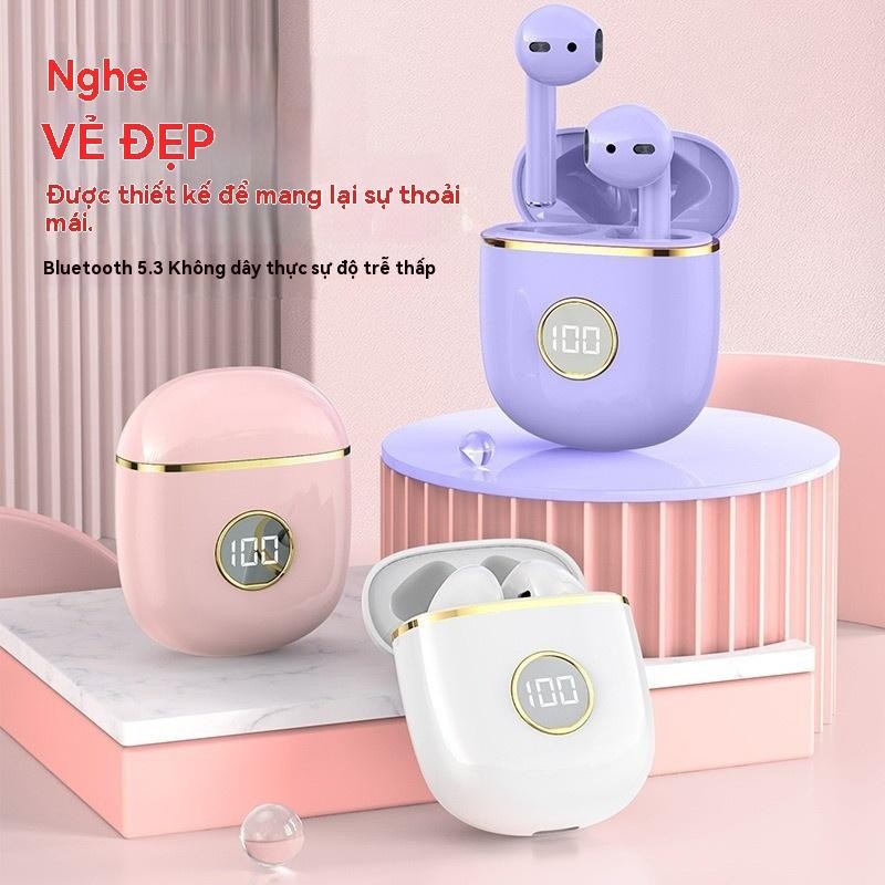 Tai nghe Bluetooth X88 5.3 TWS không dây với màn hình LED và cảm ứng giảm tiếng ồn Earphone ...