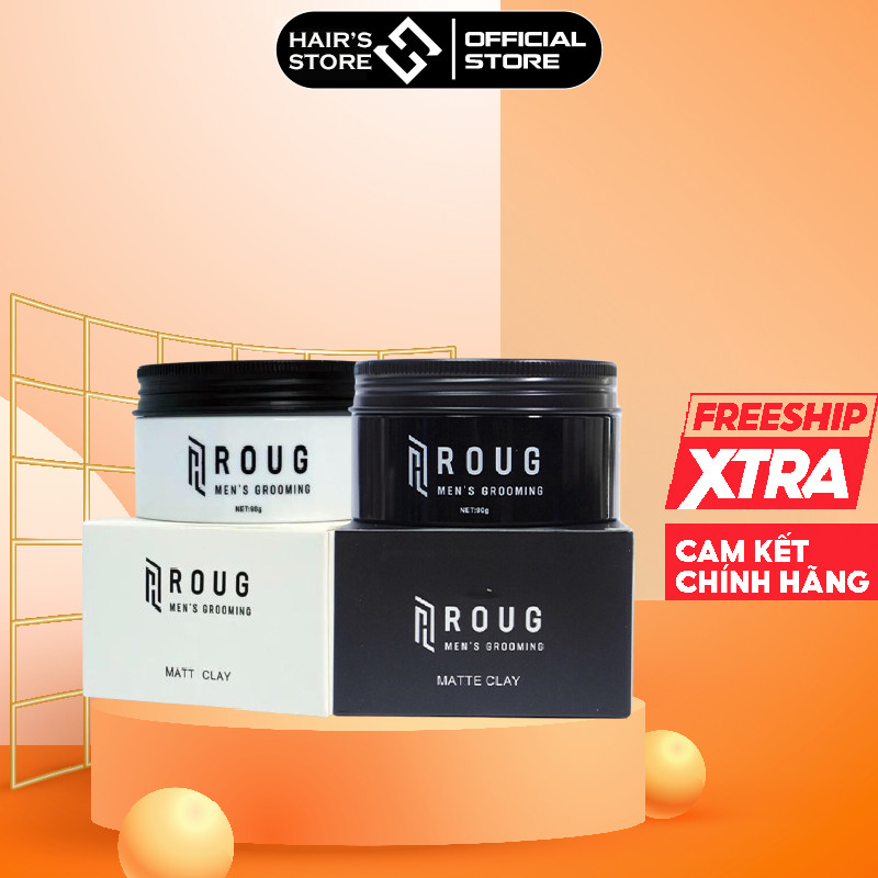 Tạo kiểu tóc nam Roug Matte Clay / Matt Clay - 90gr – Sáp tạo kiểu tóc ...