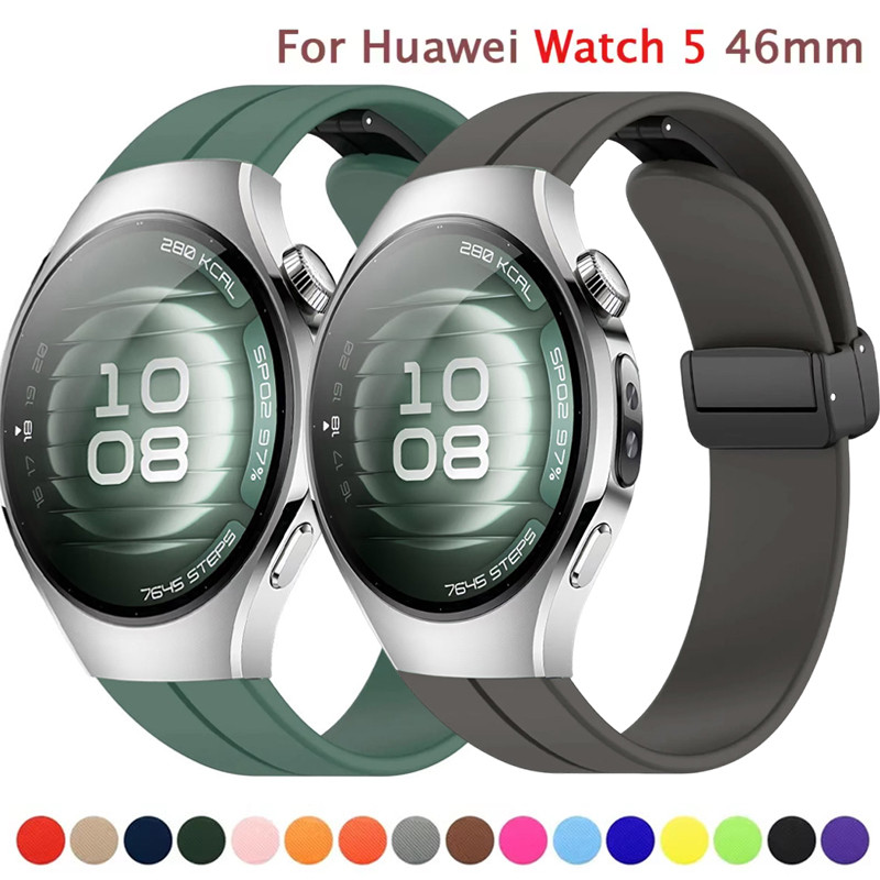Dây đeo khóa từ tính silicon 20 / 22mm cho Huawei Watch 5 Dây đeo cổ ...