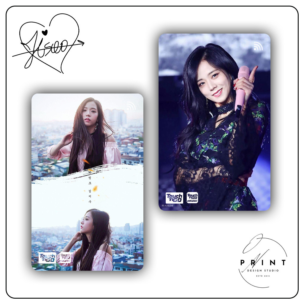 [BlackPink Jisoo] Sticker Card, skin ATM | Miếng Dán Thẻ ATM, Thẻ Chung ...