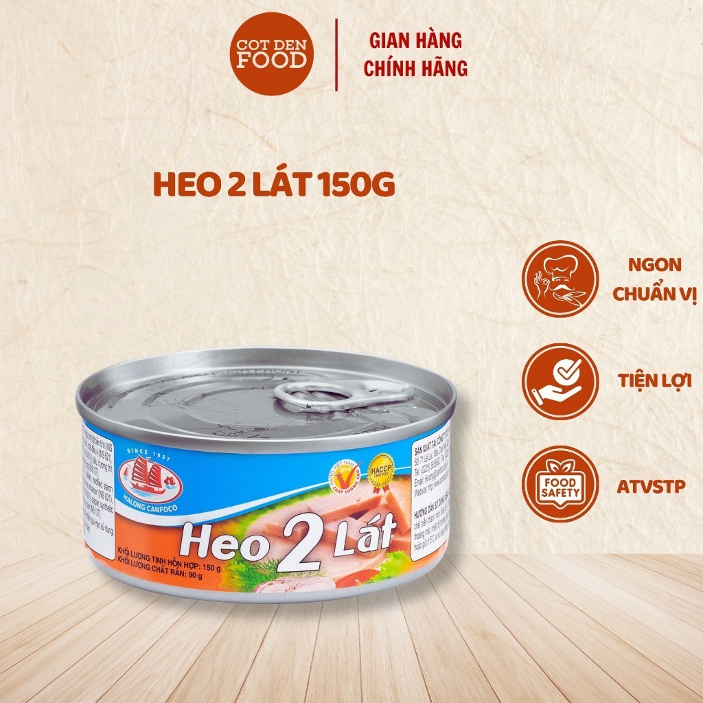 Heo 2 Lát 150G - Đồ hộp Hạ Long | Shopee Việt Nam