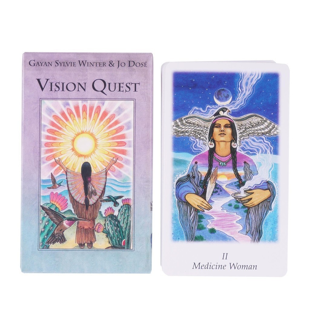 Vision Quest Tarot Visual Quest Tarot Board Game Cards 78 lá bài pievn ...