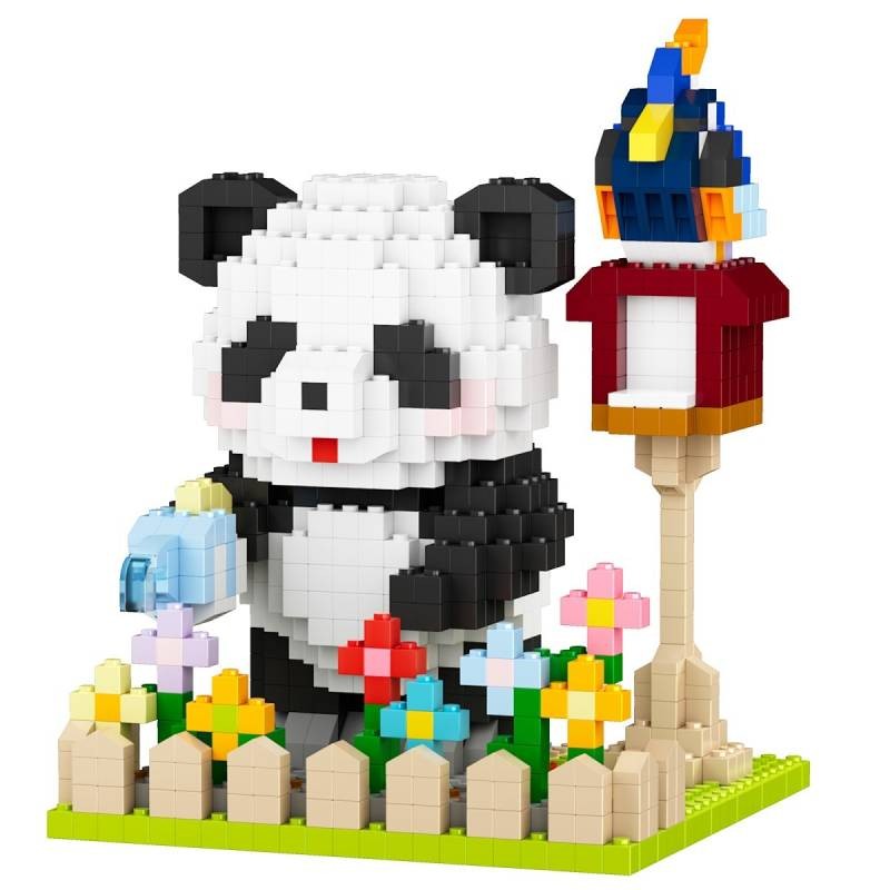 New Cute Giant Panda Series Micro Particle Building Blocks Fat Panda ...