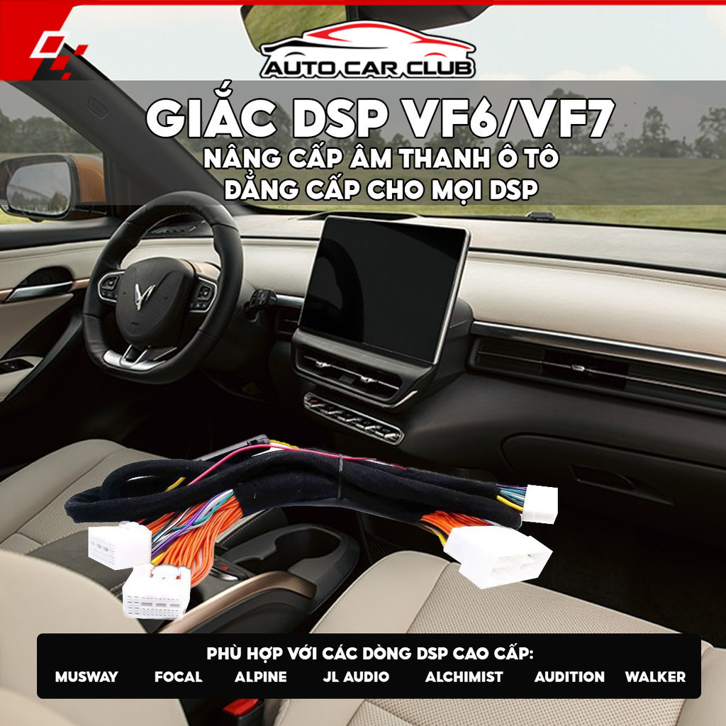 Nâng Cấp DSP Âm Thanh Ô Tô VinFast VF6 & VF7: Dây Giắc DSP/Ampli Plug N Play Dễ Dàng | Shopee ...