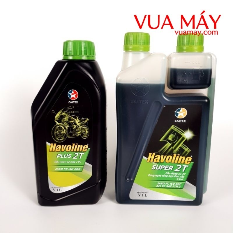 Dầu Động cơ 2 thì Caltex Havoline Plus 2T, Super 2T (cưa xăng, cắt cỏ ...