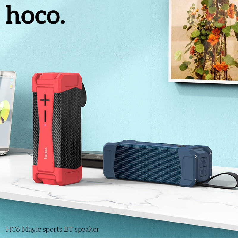 Loa Bluetooth Hoco HC6 Chống Nước Hát Siêu Hay Nghe 6 Giờ chống nước kiểu dáng thể thao pin ...