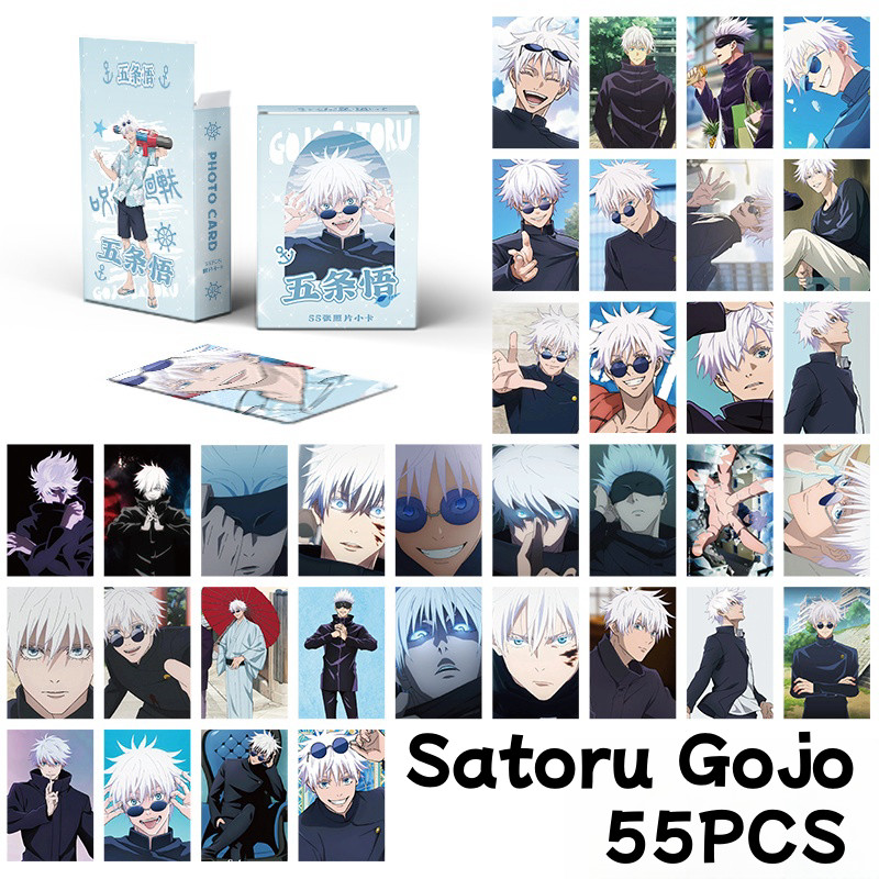 50-92pcs Manga Manhwa Jujutsu Kaisen Laser Holographic Lomo Cards ...