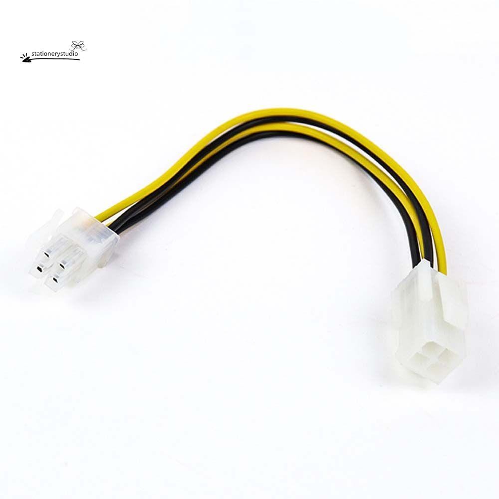 Stationerystudio Cáp Nối Dài Nguồn Điện 4 Pin 20cm Dây Kết Nối Nguồn Điện PSU Cáp Nối Dài Nam ...