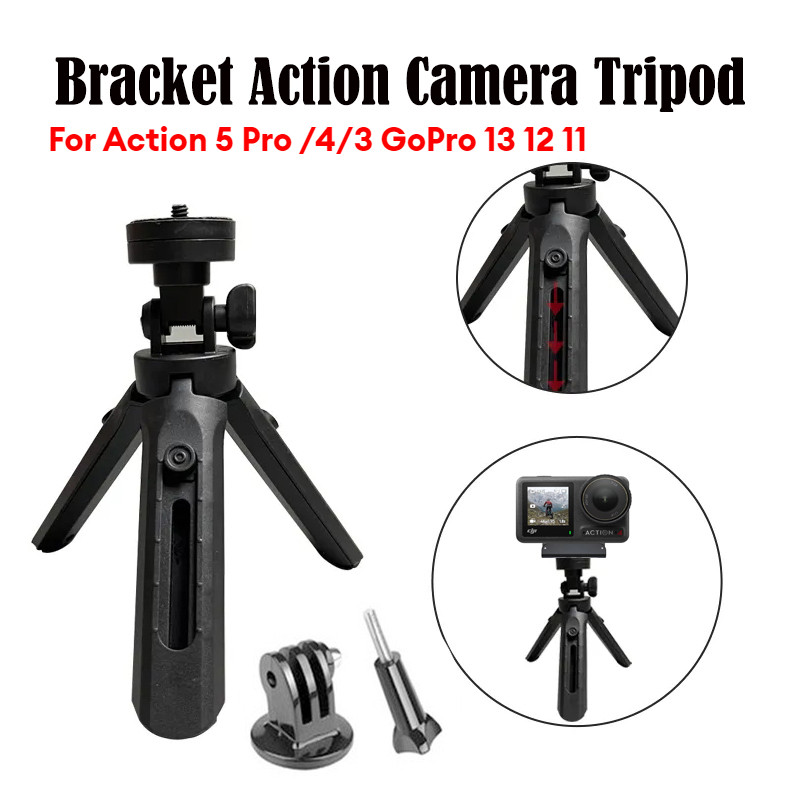 Gopro 13 Mini Tripod Monopod Cho DJI Action 5 Pro Máy Tính Để Bàn Điện ...