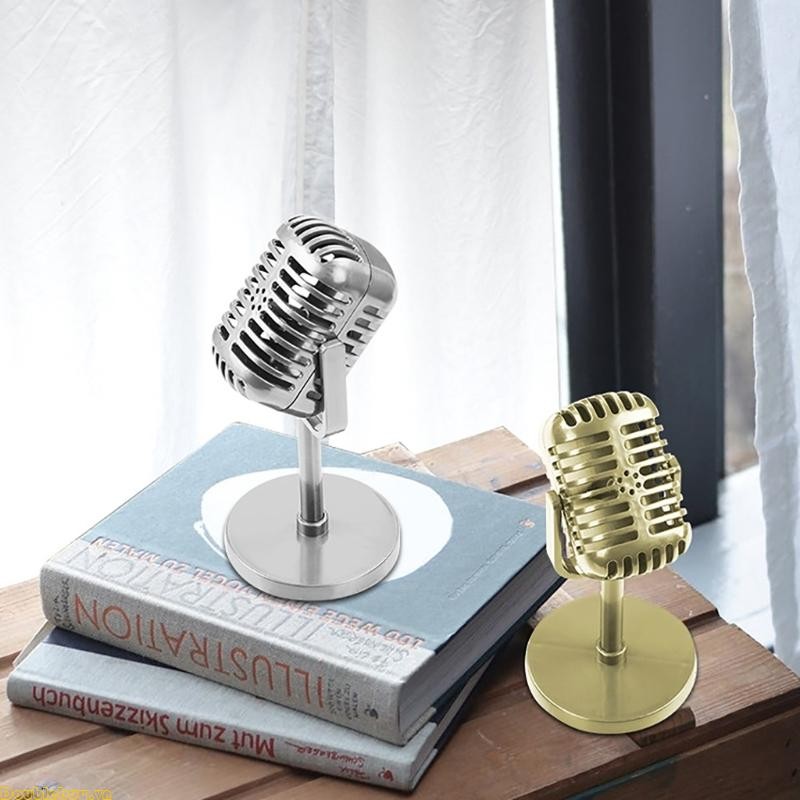 Doublebuy Micro Đạo Cụ Mô Hình Retro Micro Sân Khấu Trang Trí Bàn Cho ...