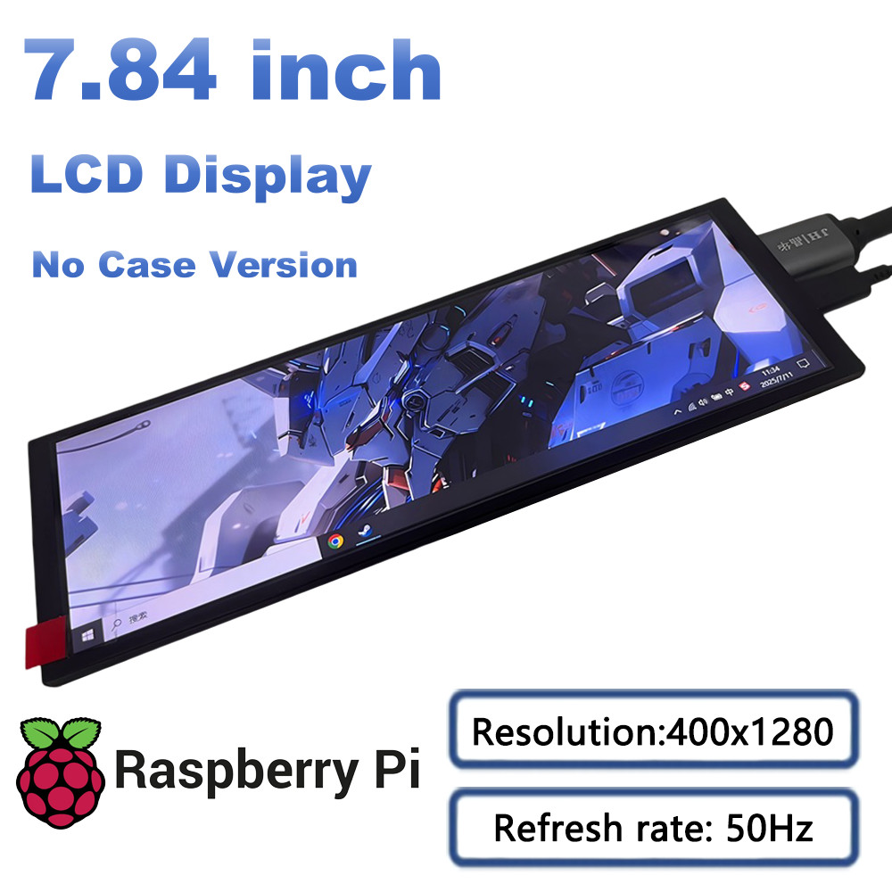 7,84 Inch 1280X400 Màn Hình LCD Bảng Điều Khiển MIPI HDMI Cho Raspberry Pi Màn Hình PC Aida64 ...