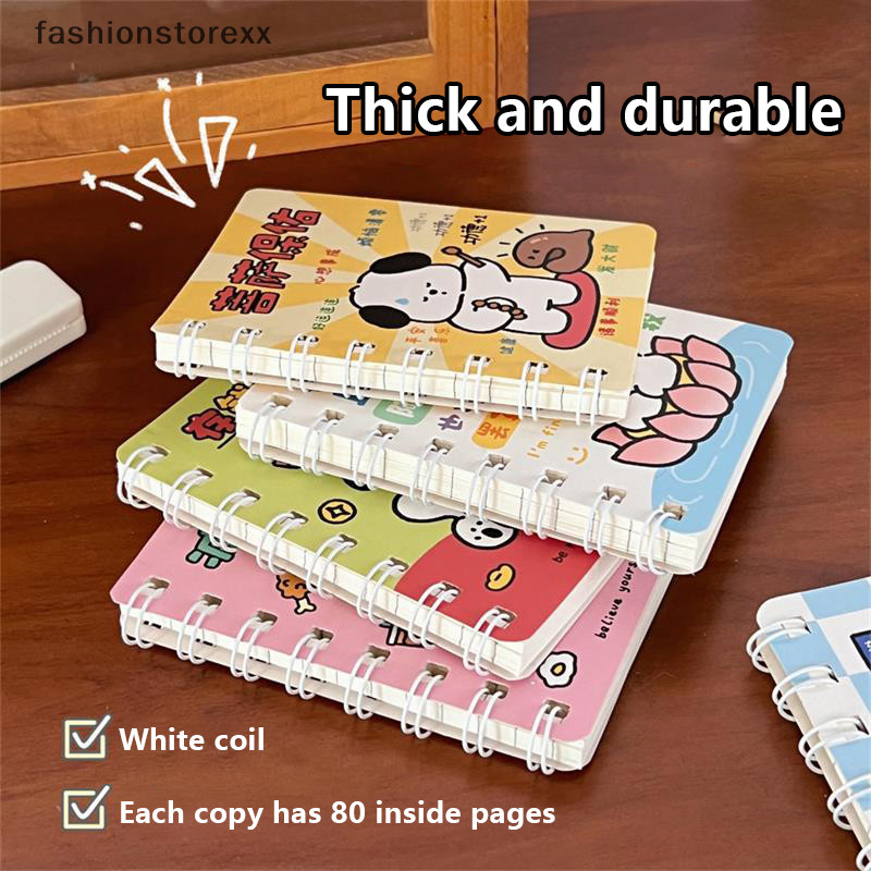 Fash Hoạt Hình Puppy Coil Notepad Notebook 80Inner Trang Sổ Tay Sổ Tay ...
