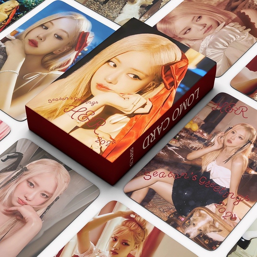 Hộp Lomo Card Blackpink ROSE 2024 Season's Greetings 55 tấm | Shopee ...