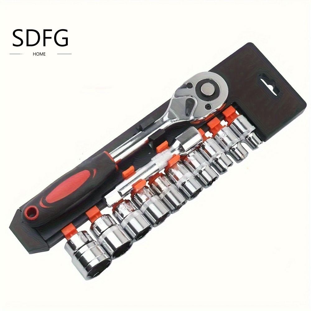 SDFG 12 Cái / bộ Bộ cờ lê ổ cắm Ratchet, Bộ công cụ cờ lê ổ đĩa 4-13mm ...