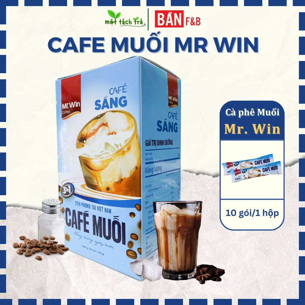 [GẮN VIDEO] Cà Phê Muối Hòa Tan hộp 10 gói 200g Chuẩn Việt Đậm Vị Ngon Khó Cưỡng Mr.Win | Shopee ...