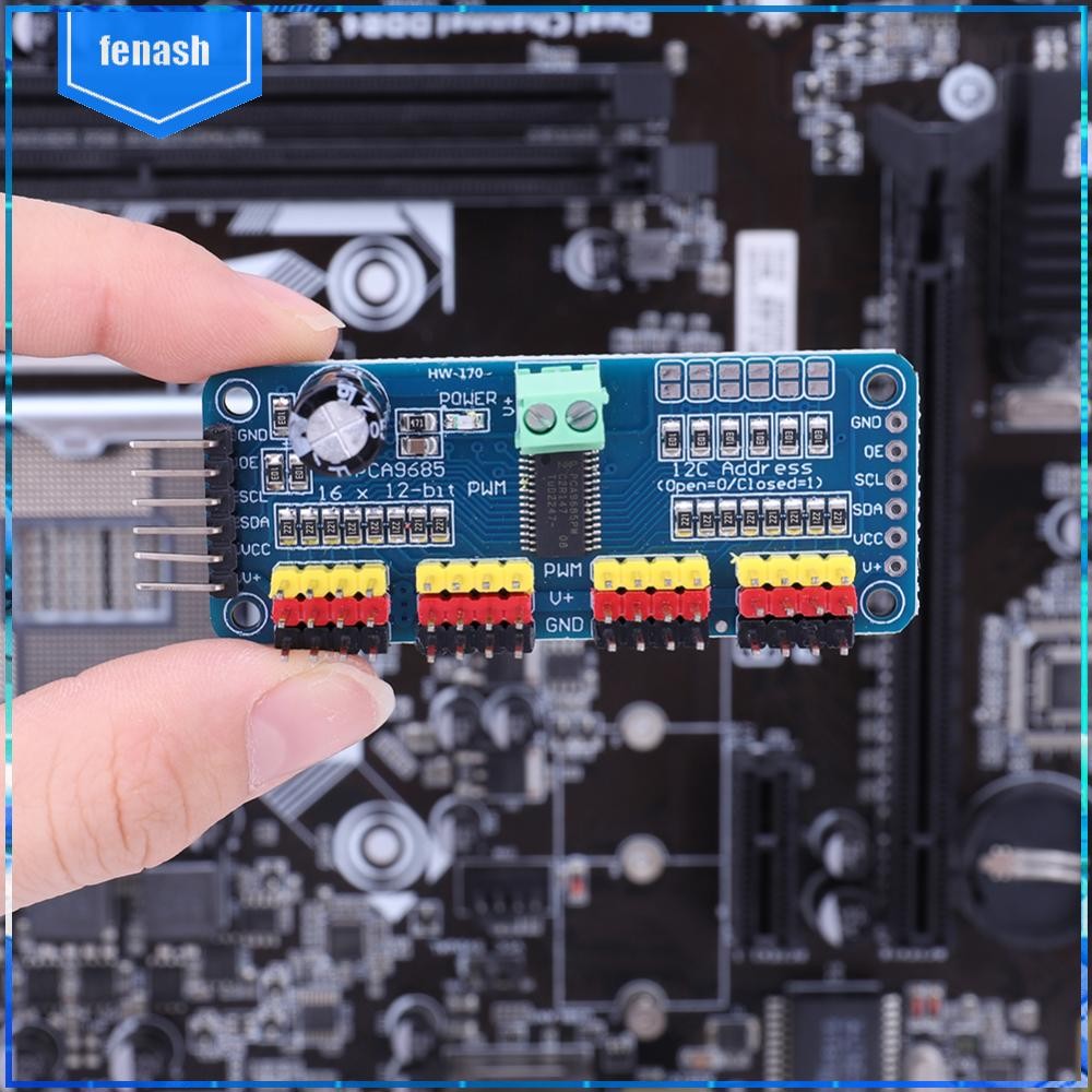 Pca9685 Mô-đun trình điều khiển Giao diện IIC 16 kênh 12-Bit Bộ điều ...