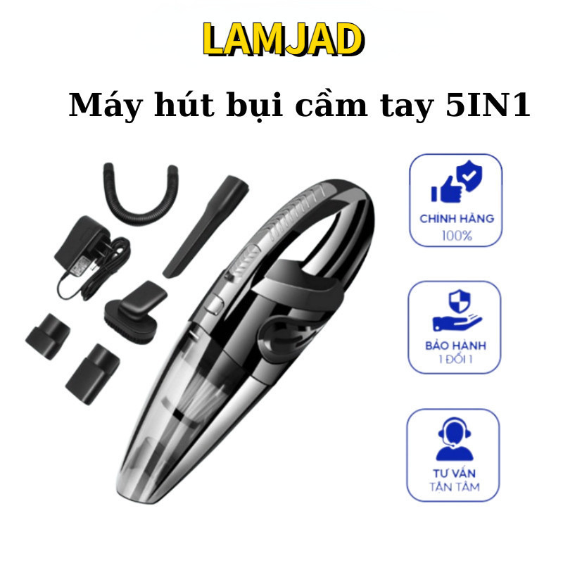 Máy hút bụi cầm tay không dây mini cao cấp chính hãng-LAMJAD | Shopee ...