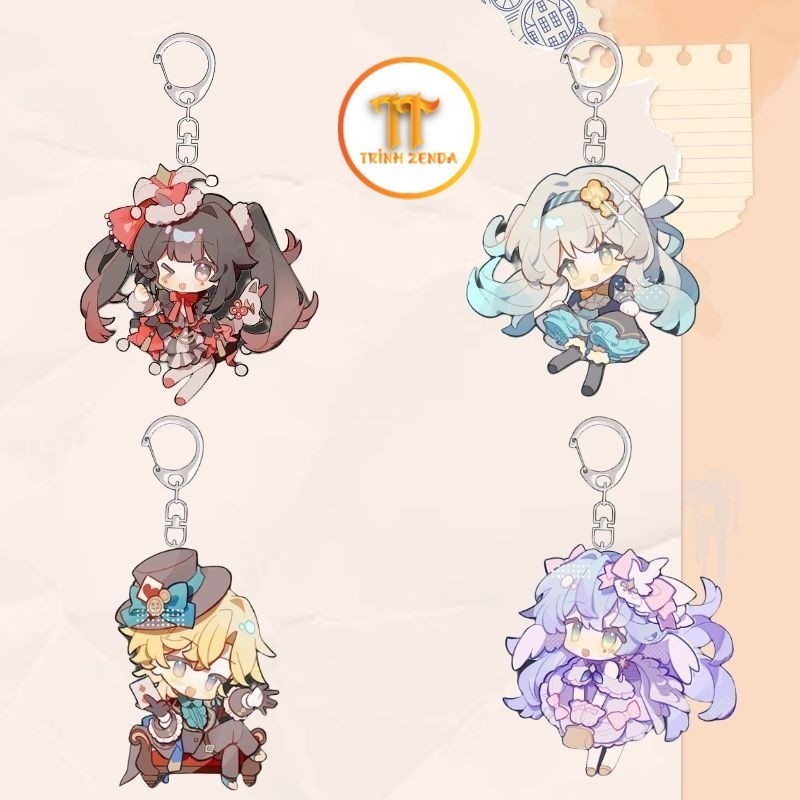 Móc Khoá, Standee, Tranh Kính Mô Honkai Star Rail Anime Honkai: Star ...