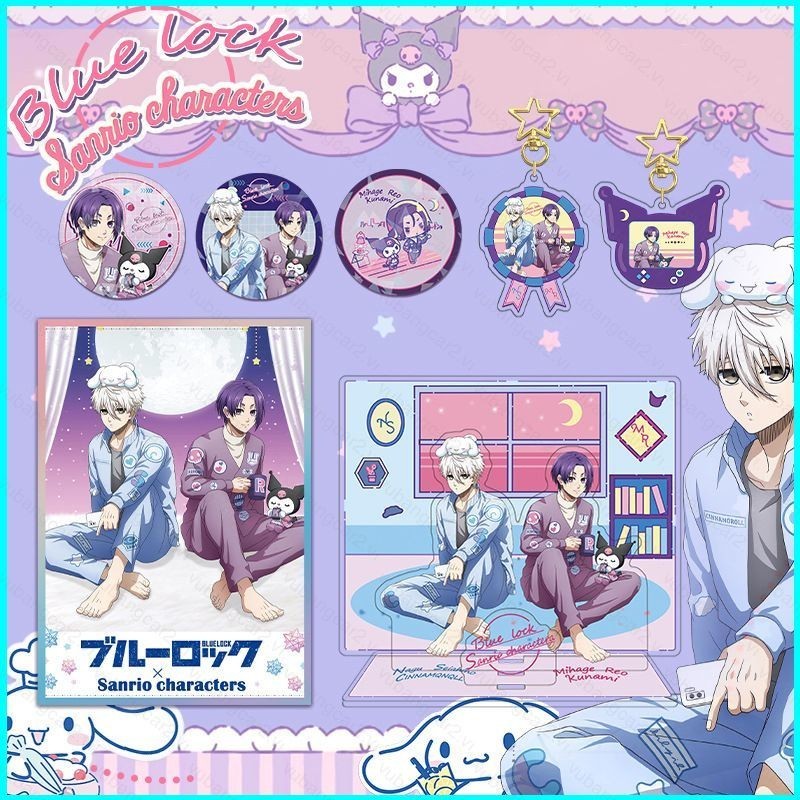 Yb2 Blue Lock Sanrio Kuromi Cinnamoroll Nagi Seishiro Mikage Reo đứng ...