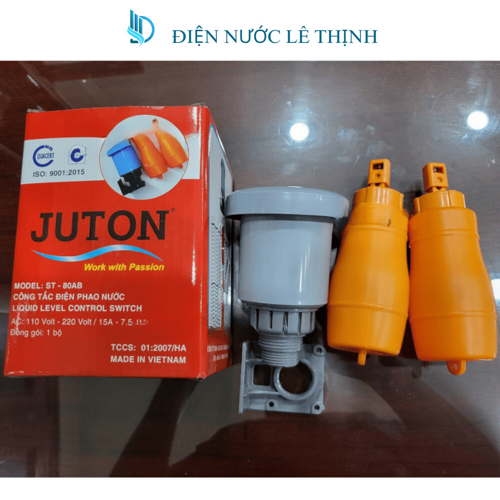 Phao điện bồn nước Juton loại xịn, công tắc phao tự động ngắt nước chống tràn bể nước | Shopee ...