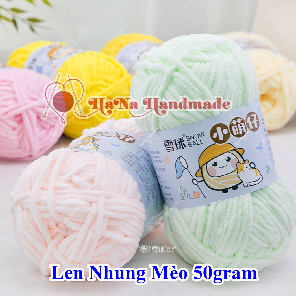 Len nhung mèo 3.5mm cuộn 50gram | Shopee Việt Nam