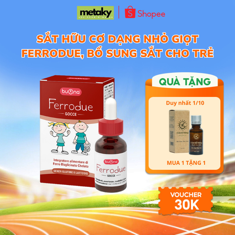 Buona Ferrodue - Sắt hữu cơ dạng nhỏ giọt Ferrodue, bổ sung sắt cho trẻ ...