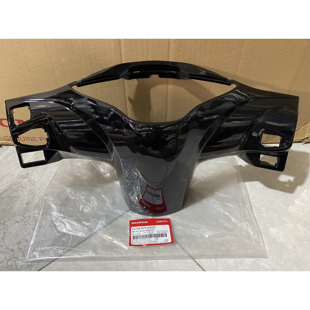 Nắp sau tay lái | ốp sau Future 125 (2018-2019) màu Đen bóng *NHB25M ...