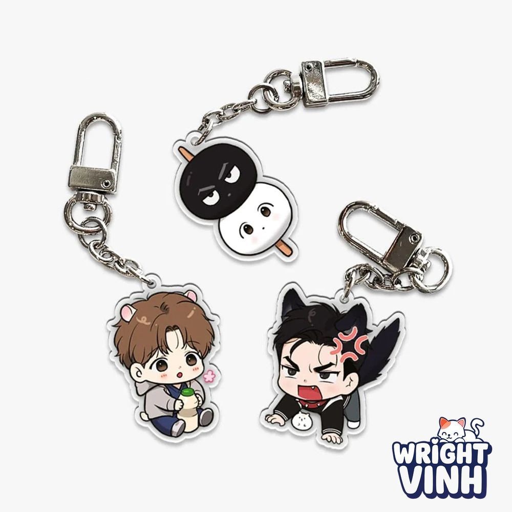 Móc khóa Jinx Kim Dan x Joo Jaekyung x Choi Heeseung x Hwang Yoon-gu "Potato" Manhwa BL Mingwa ...