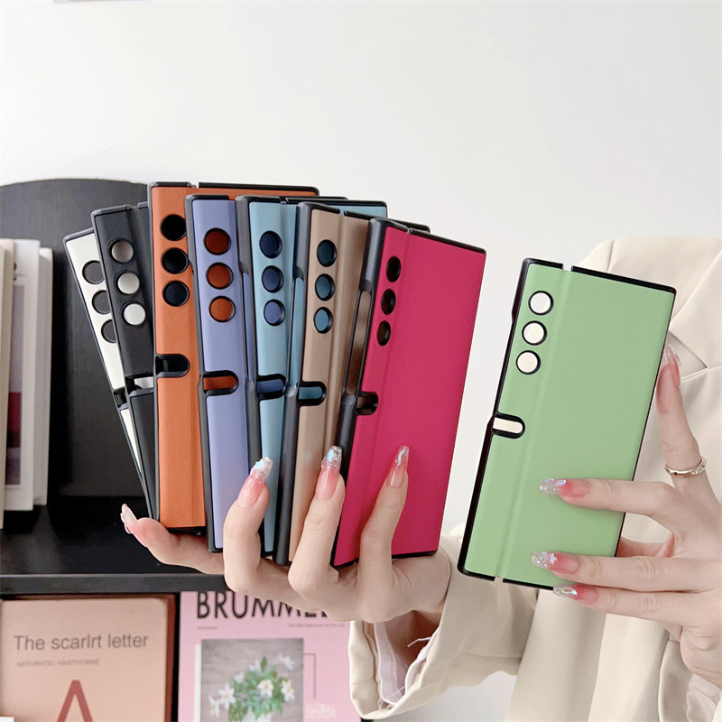 Dành cho Honor Magic V Purse, Ốp điện thoại có thể gập lại màu trơn cổ ...