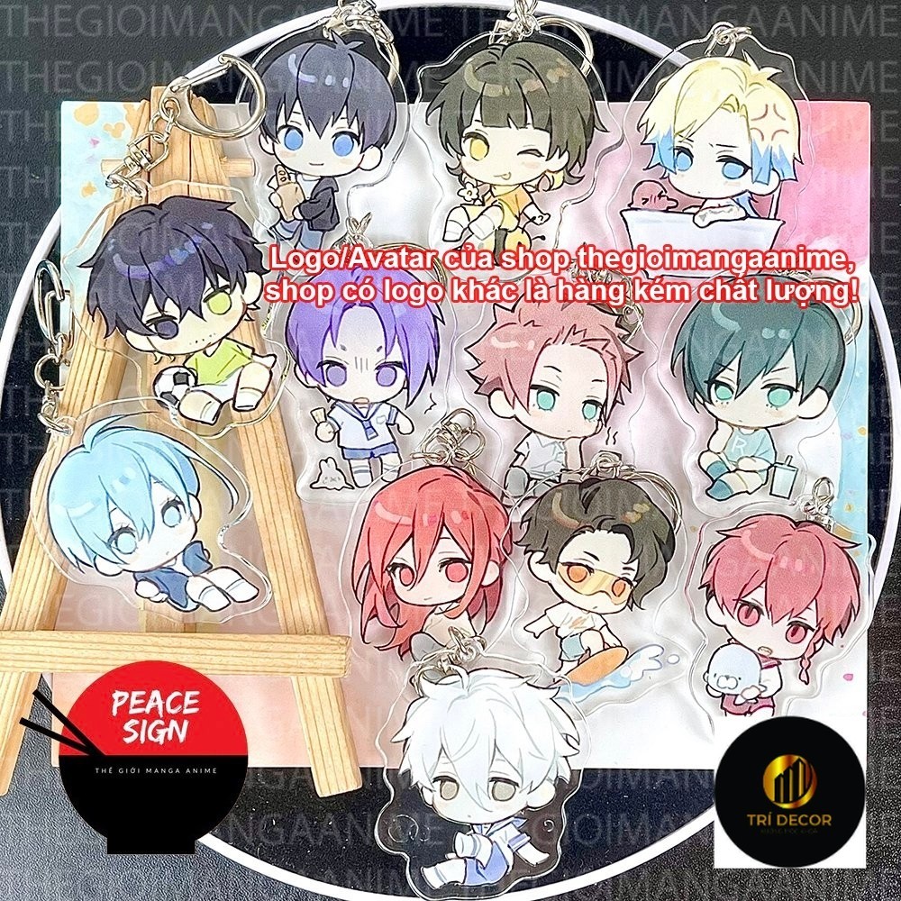 Móc khóa BLUE LOCK ver BABY HOẠT ĐỘNG in hình kaiser nagi kurona hiori ...