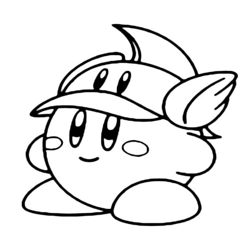 Kirby Nintendo - Set 10 Tờ Tranh Tô Màu A4 A5 Dành Cho Màu Sáp, Màu Chì ...