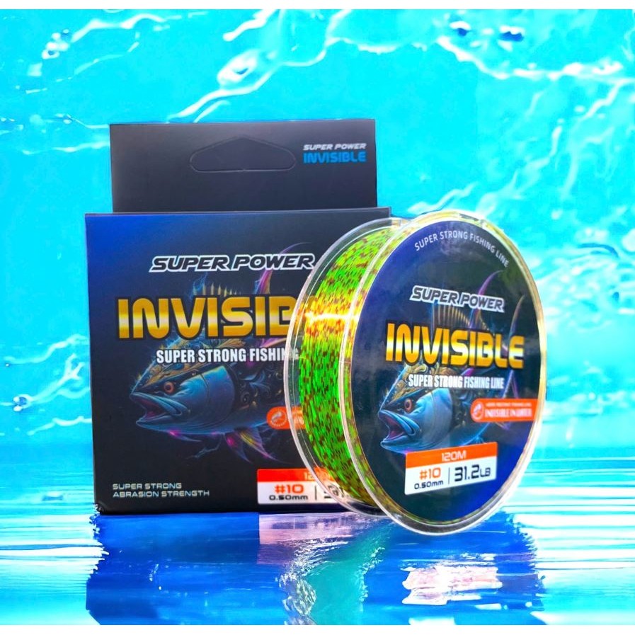 Cước Câu Cá Tàng Hình INVISIBLE Super Strong Siêu Bền Chịu Tải Tốt DCR9 ...