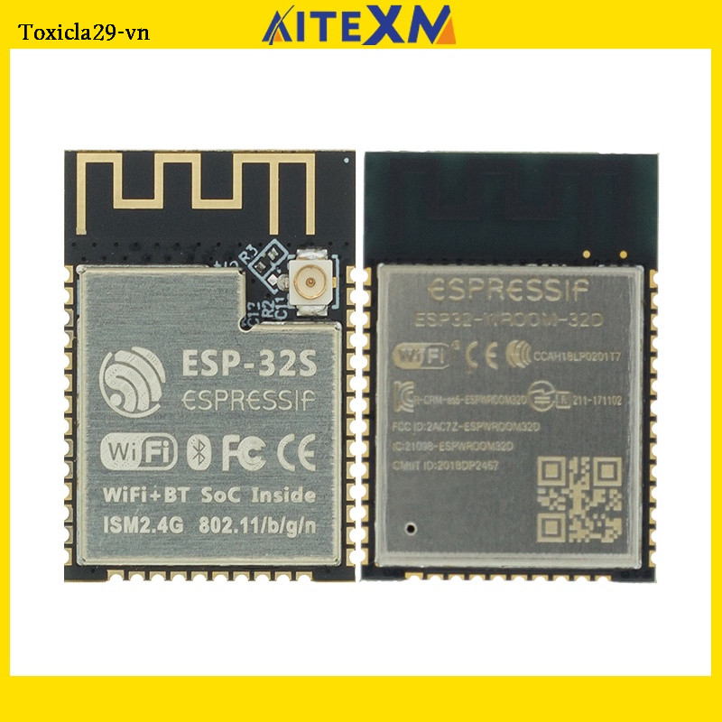 Chip Chip WIFI ESP-32S ESP-WROOM-32D ESP32 ESP-32 Cho CPU Đôi | Shopee Việt Nam