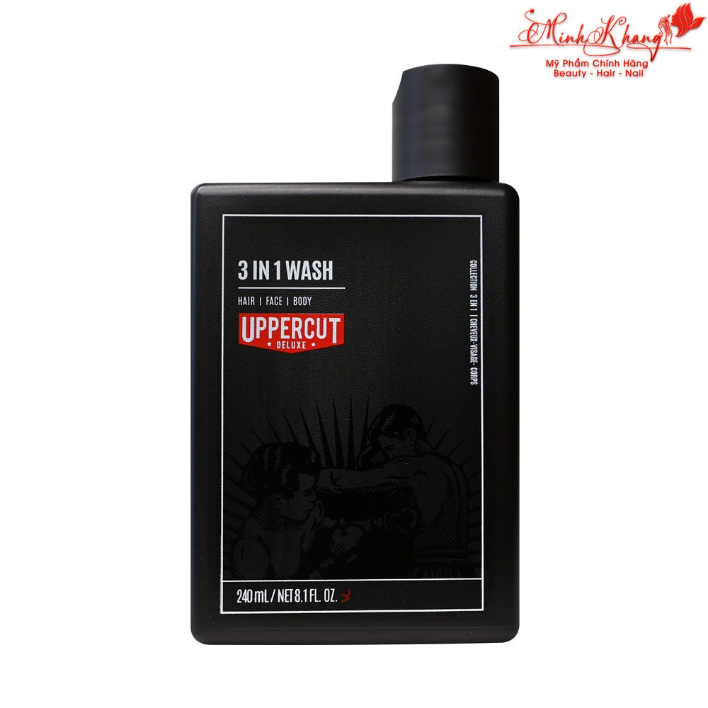Dầu gội, sữa tắm 3 trong 1 Uppercut Deluxe 3 in 1 WASH 240ml [ MK ] | Shopee Việt Nam