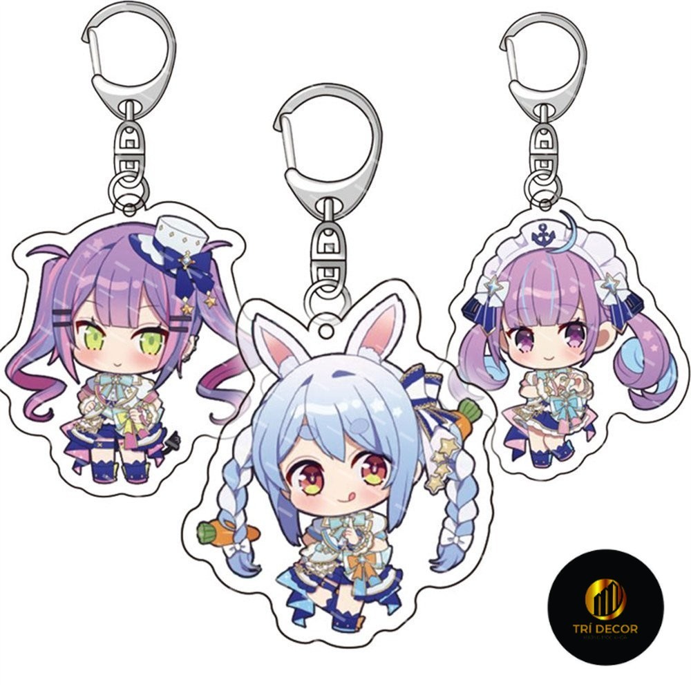 Móc chìa khóa Anime hololive dễ thương hình chians uruha rushia ...