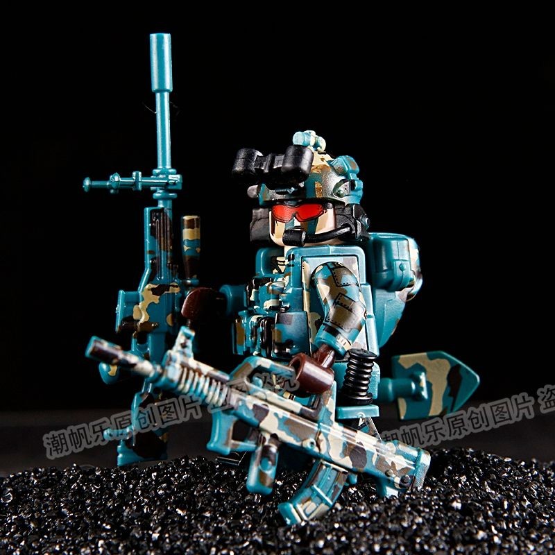 Tương thích với Lego Lực lượng đặc biệt Snow Leopard Commando Military ...