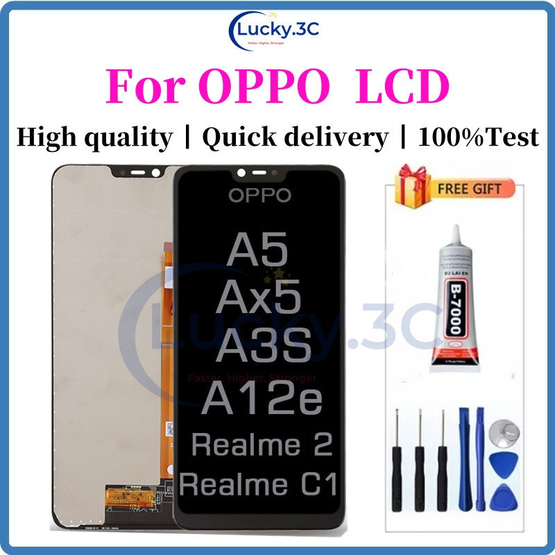 Dành Cho OPPO A5 Ax5 A3S A12e REALME 2 C1 Màn Hình Cảm Ứng LCD Thay Thế | Shopee Việt Nam