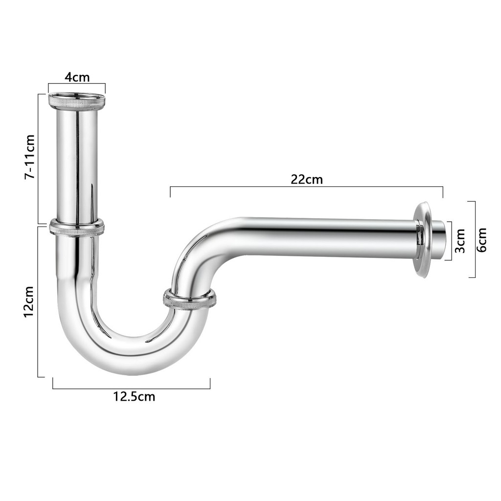 Van xả thải bằng thép không gỉ 1 / 4 '' x 32mm Siphon Syphon cho bồn ...
